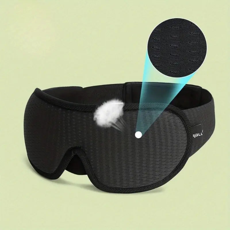 Masque de Sommeil 3D Contourné – Hypoallergénique, Ultra Doux et Occul ...
